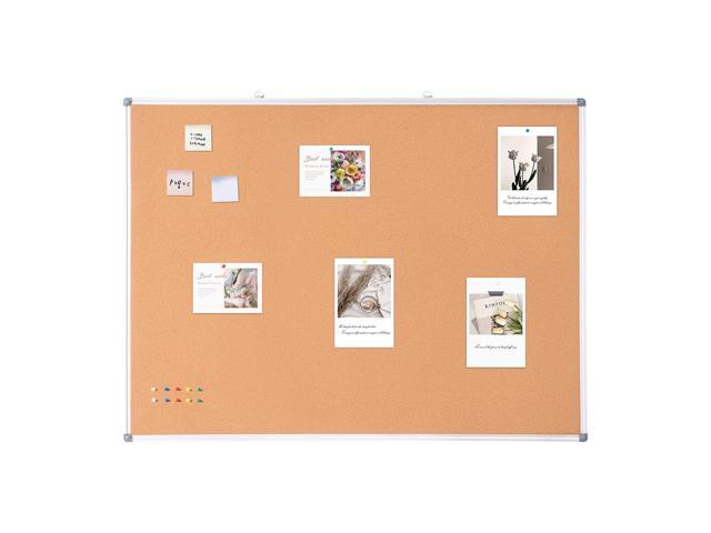 Click here for 48x36 Large Cork Board Wall-Mounted Bulletin Board... prices