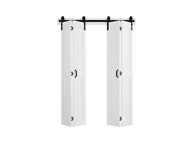 Click here for Bifold Barn Door  48 x 84  MDF Bi-Fold Sliding Clo... prices