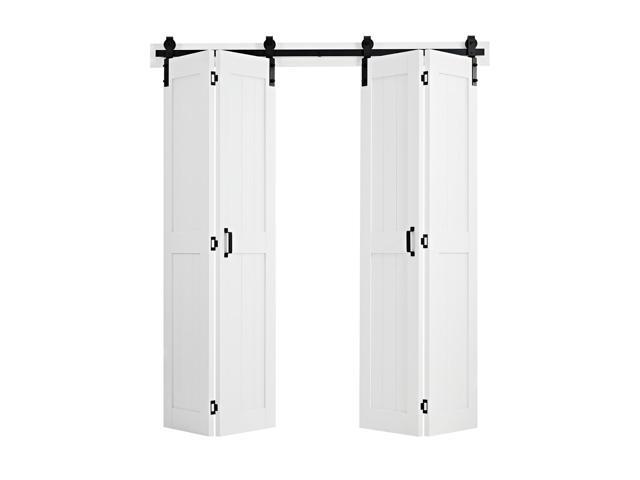 Click here for Bifold Barn Door  72 x 84  MDF Bi-Fold Sliding Clo... prices