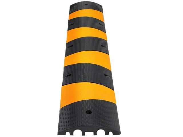 Click here for 2pcs 6 Feet Rubber Speed Bump Driveway Modular Hea... prices