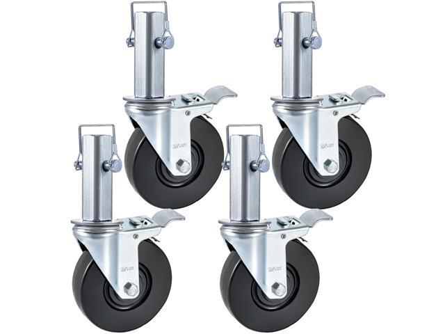 Click here for 4 Pack 5Inch Scaffolding Rubber Swivel Caster Whee... prices