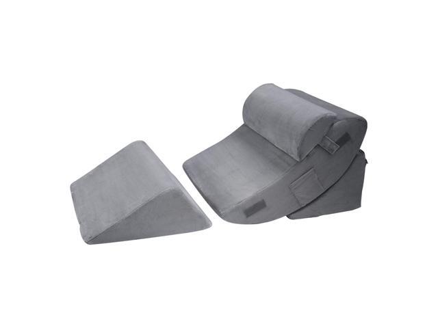 Click here for Orthopedic Bed Wedge Pillow 4 Pcs Adjustable for G... prices