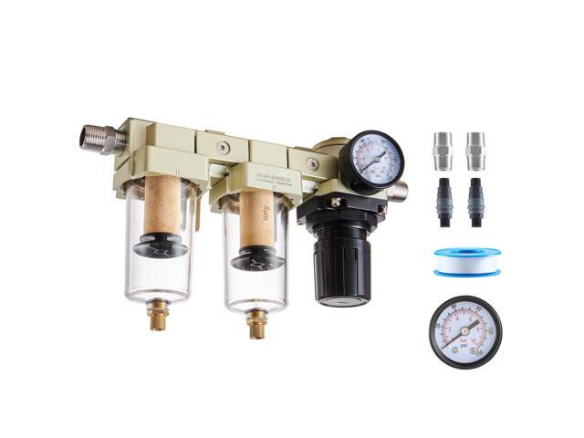 Click here for Air Compressor Filter Regulator  1/2 NPT Dual Stag... prices