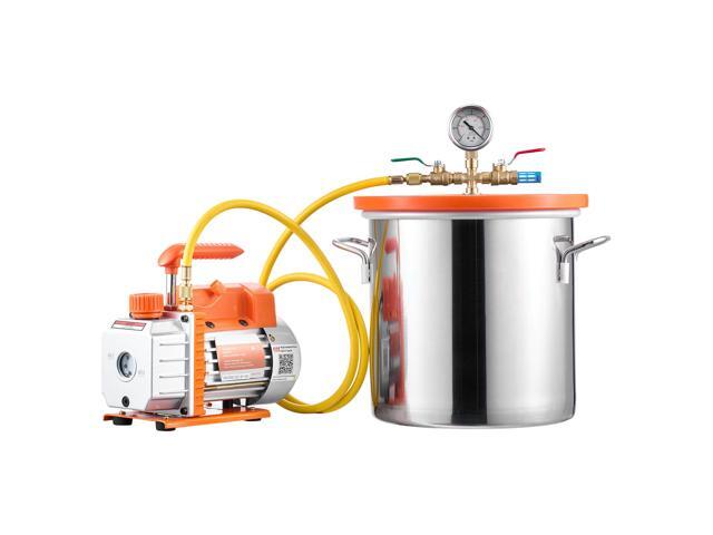Click here for 3 Gallon Vacuum Chamber with Pump  3.5 CFM  Single... prices