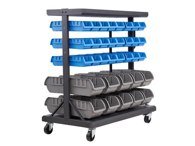 Click here for 5-Tier Double-Sided Rolling Bin Storage Rack  68 P... prices