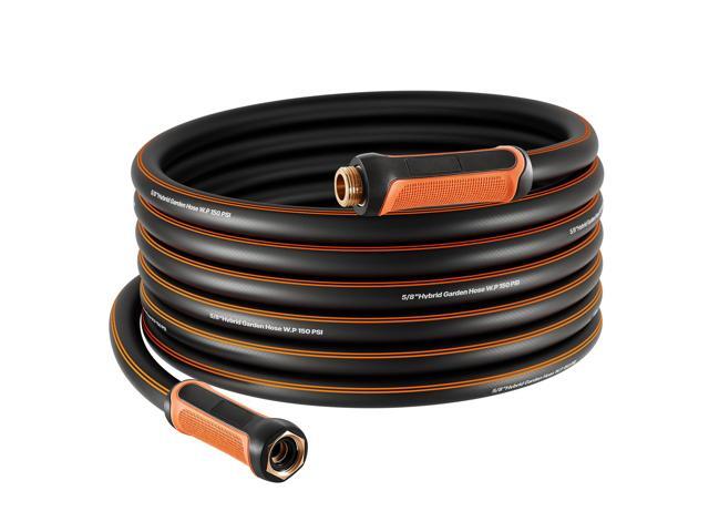 Click here for Garden Hose  50 ft 5/8 Heavy Duty 4-Layer Rubber W... prices
