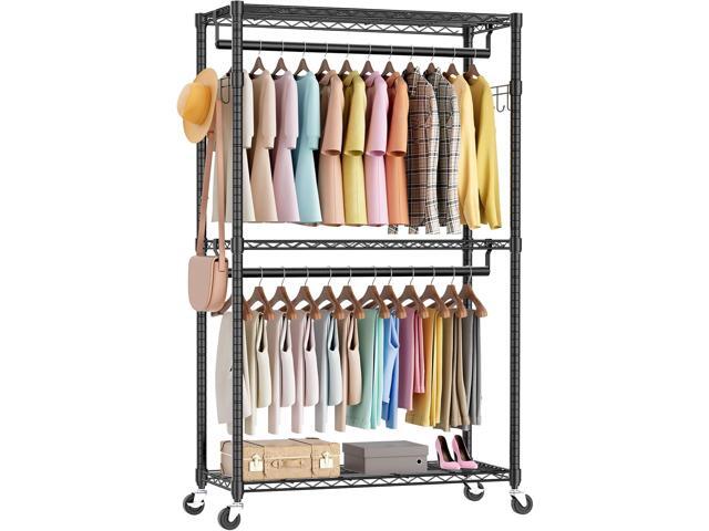 Click here for Sweetcrispy Rolling Clothes Rack  Heavy Duty Garme... prices