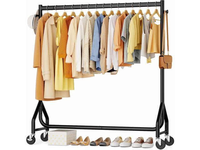 Click here for Clothes Clothing Rack  Rolling Heavy Duty Clothes... prices