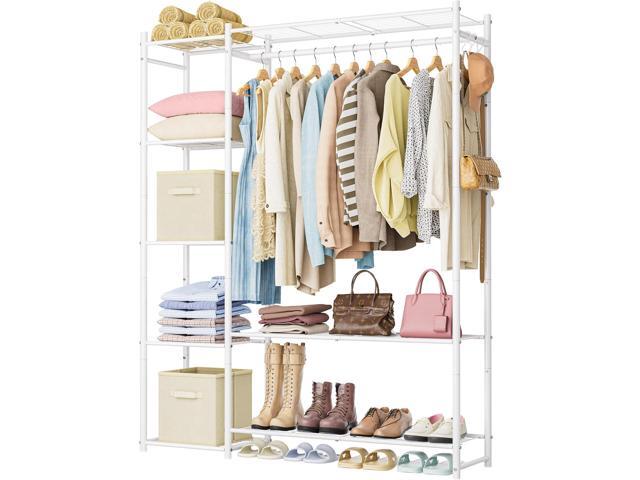 Click here for Wardrobe Closet Portable Clothes Rack with 4 Tiers... prices