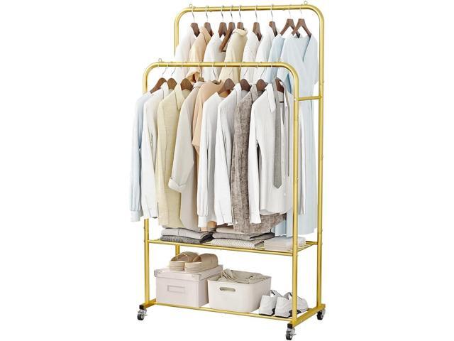 Click here for Clothes Rack with Wheels Garment Rack for Hanging... prices