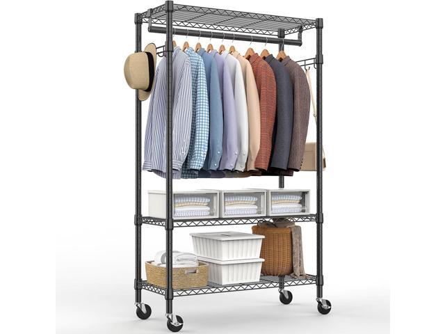 Click here for Heavy Duty Rolling Garment Rack 3 Tiers Adjustable... prices