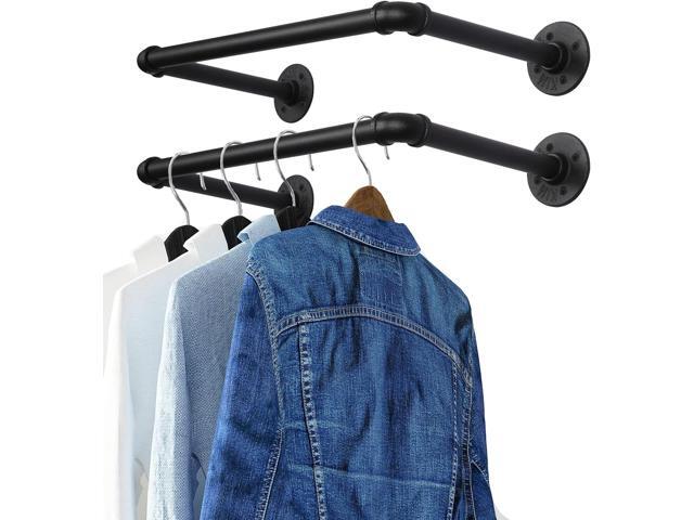 Click here for OROPY Industrial Pipe Clothes Rack 21.2 Set of 2... prices