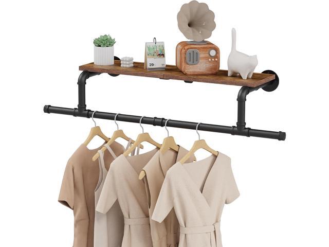 Click here for Wall Mounted Clothes Rack with Top Shelf  Space Sa... prices