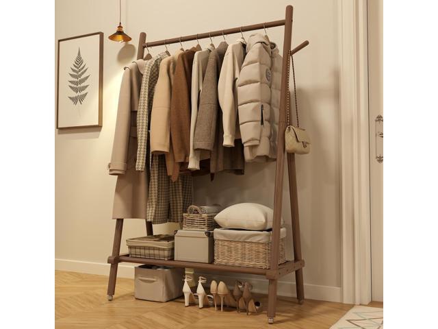 Click here for Solid Wood Clothing Rack  Rolling Clothes Rack for... prices