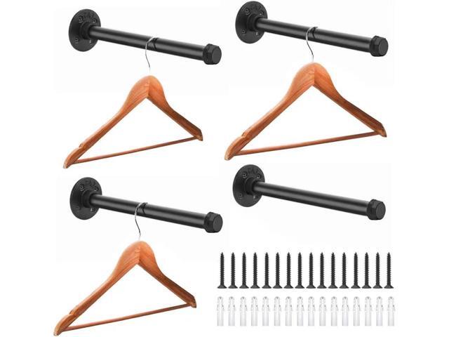 Click here for Industrial Pipe Clothing Rack 12 Inch 4 Pack  Wall... prices