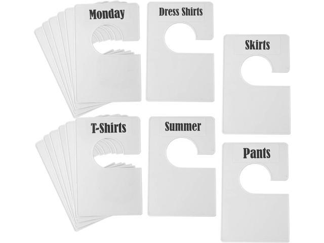Click here for 32 Pack White Clothing Rack Size Dividers Plus 150... prices