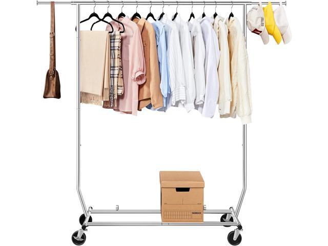 Click here for Yaheetech Clothes Rack with Wheels  Heavy-Duty Clo... prices