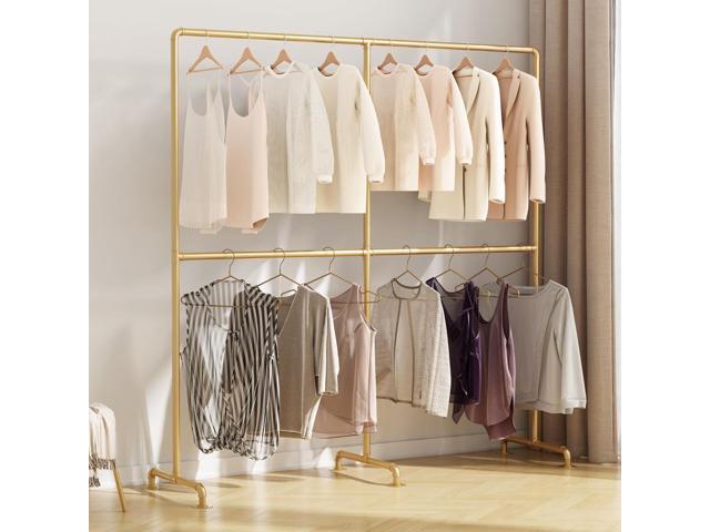 Click here for Industrial Pipe Clothing Rack  Double Rod Clothes... prices