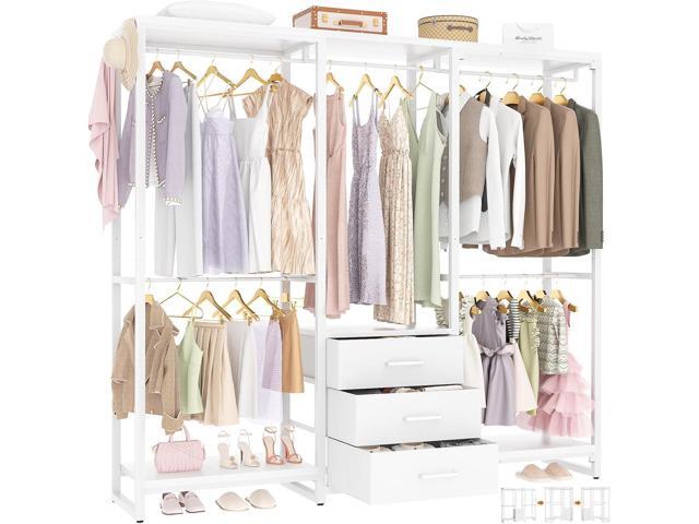 Click here for Aheaplus Garment Rack Heavy Duty Clothes Rack for... prices