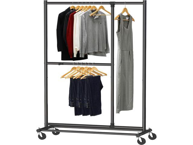 Click here for Simple Houseware Dual Bar Adjustable Garment Rack... prices