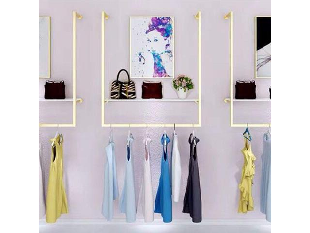 Click here for Clothing Store Simple Wall Mounted Metal Display R... prices