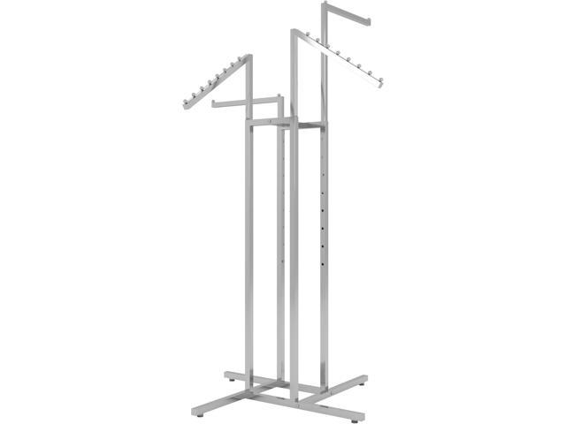 Click here for Clothing Rack Heavy Duty Chrome 4 Way Rack  Adjust... prices