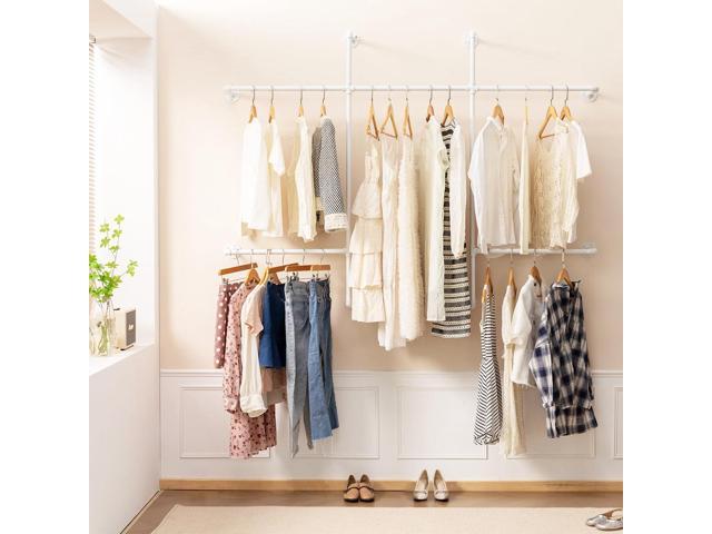 Click here for Industrial Pipe Clothing rack Clothes Rack for Han... prices