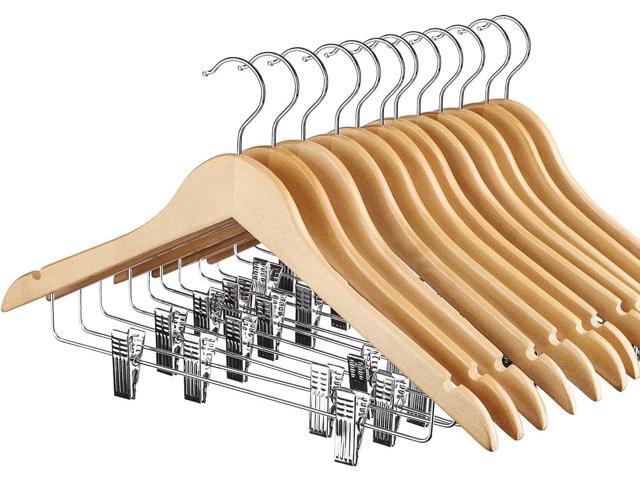 Click here for HOUSE DAY 12 Pack High-Grade Wooden Suit Hangers S... prices