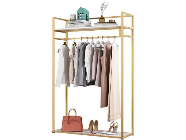 Click here for Heavy Duty Clothing Rack with Shelves for Hanging... prices