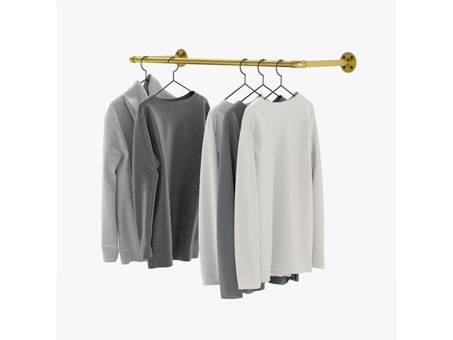 Click here for pamo Industrial pipe clothing rack metal gold - Wa... prices