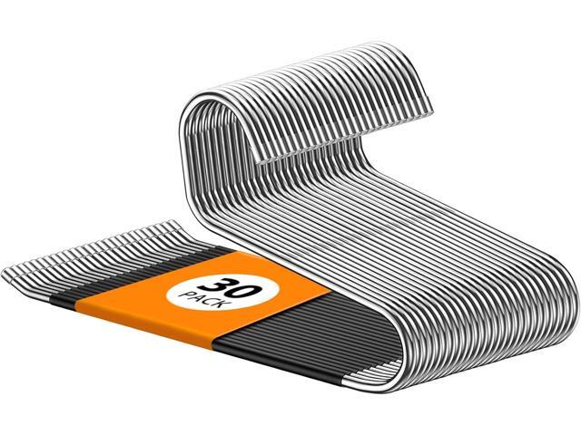 Click here for Pants Hangers Non Slip - 30 Pack Open Ended Hanger... prices