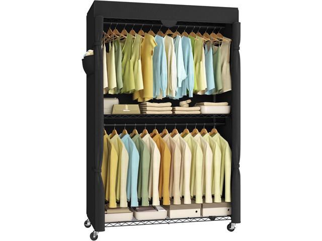 Click here for SONGMICS Heavy-Duty Rolling Clothes Rack  Garment... prices