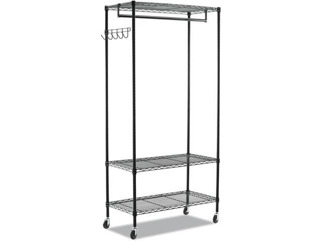 Click here for Alera Wire Shelving Garment Rack (Black) prices
