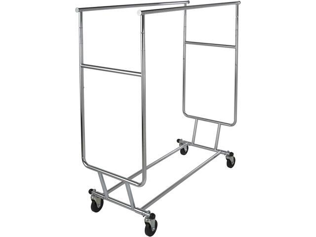 Click here for Collapsible Garment Rack w/ Double Round Tubing Ha... prices