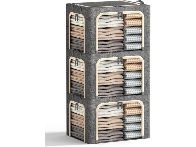 Click here for 3 Openings Clothes Storage Bins with Metal Frame... prices