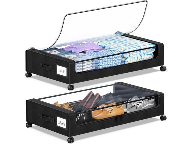 Click here for Under Bed Storage with Wheels  2-Pack Under the Be... prices