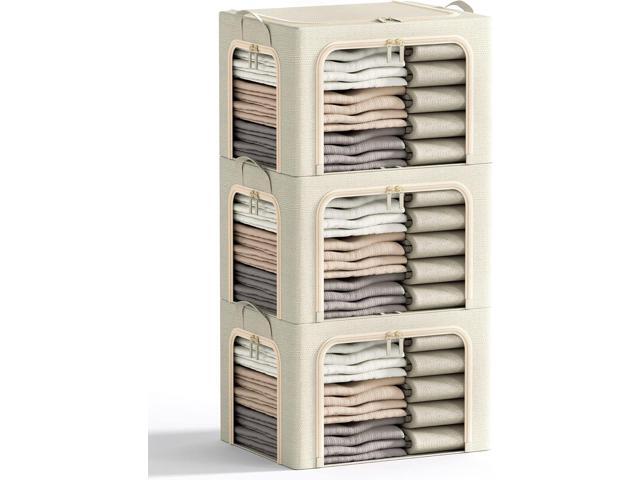 Click here for 3 Openings Clothes Storage Bins with Metal Frame... prices