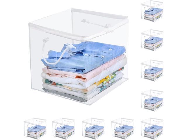 Click here for 10-Pack Clear Zippered Storage Bags with Handles... prices