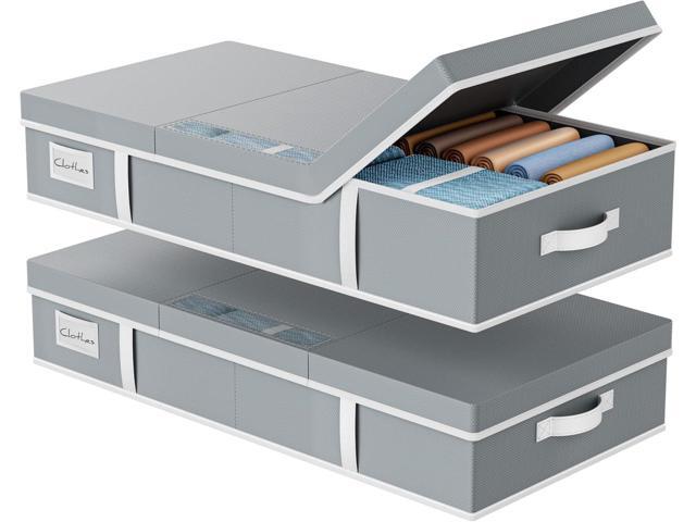 Click here for Yecaye 2 Pack Under Bed Storage Containers  Large... prices