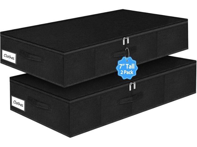 Click here for Under Bed Storage Bags with Zipper  7 Inch Tall Un... prices