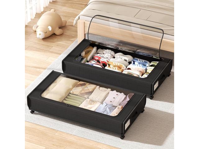 Click here for XXXXL Extra Long Under Bed Storage with Wheels BIG... prices