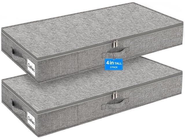 Click here for punemi Low Profile Under Bed Storage  4 Inch Heigh... prices