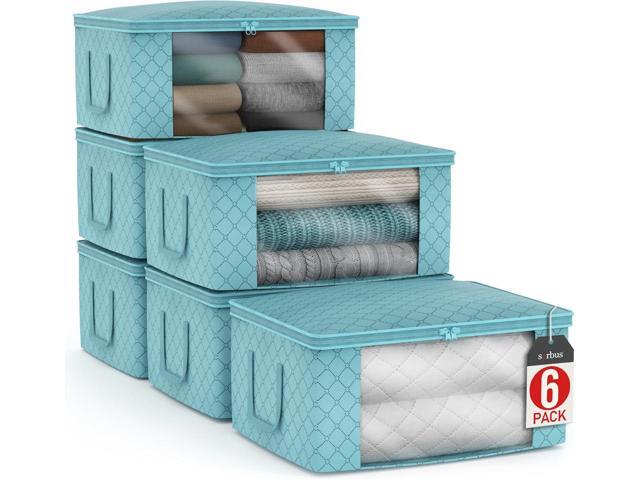 Click here for Sorbus Medium Clothes Storage Bags - Foldable Blan... prices