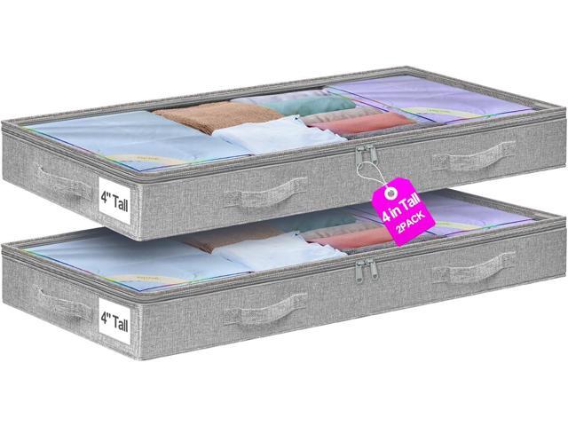 Click here for punemi Under Bed Storage Containers  Below 4 Inche... prices
