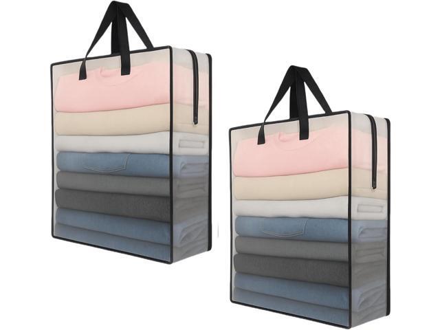 Click here for 2 Pack Clear Storage Bags with Zipper and Handles... prices