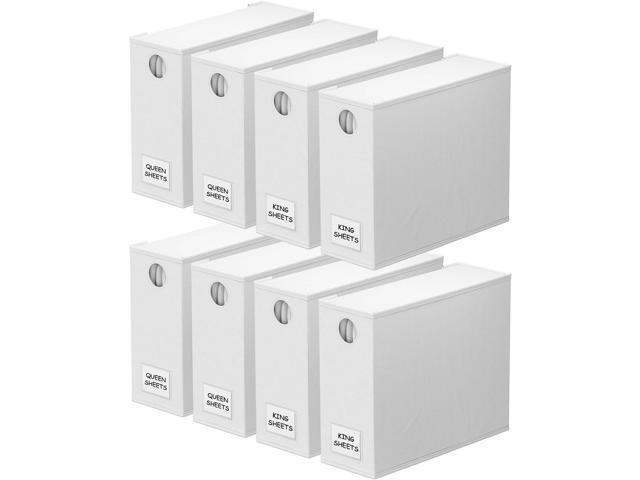 Click here for SpaceAid 8 Pack Bed Sheet Organizers and Storage... prices