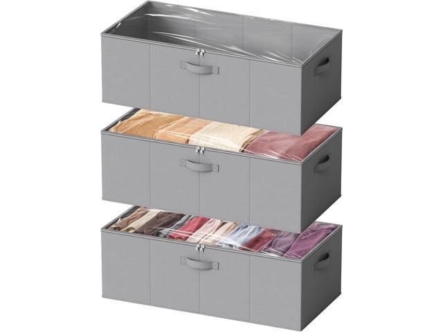 Click here for SpaceAid 3 Pack 10 High Under Bed Storage Containe... prices