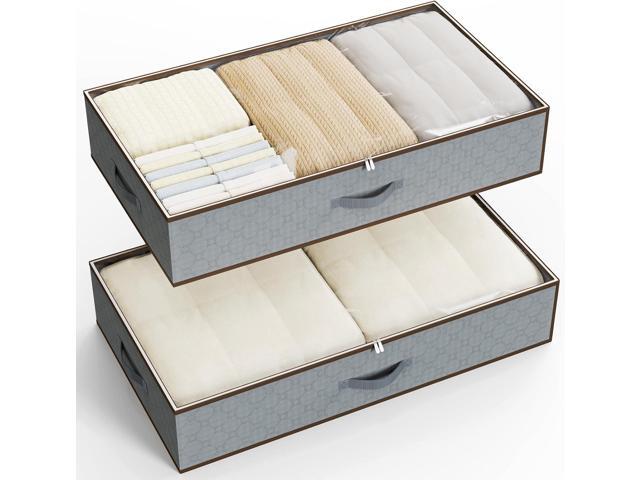 Click here for Large Under the Bed Storage [2 Pack/Upgraded Botto... prices