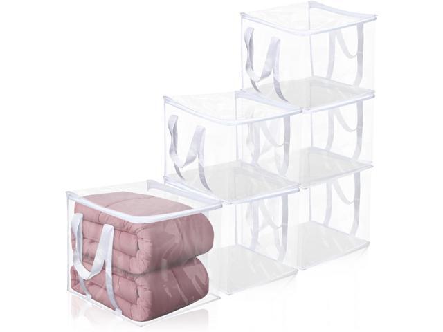 Click here for 6 Pcs Clear Storage Bags With Zipper 12 × 12 × 12... prices