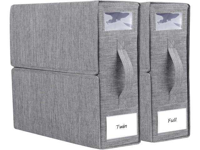 Click here for Bed Sheet Organizer 2 Pack Foldable Linen Closet O... prices